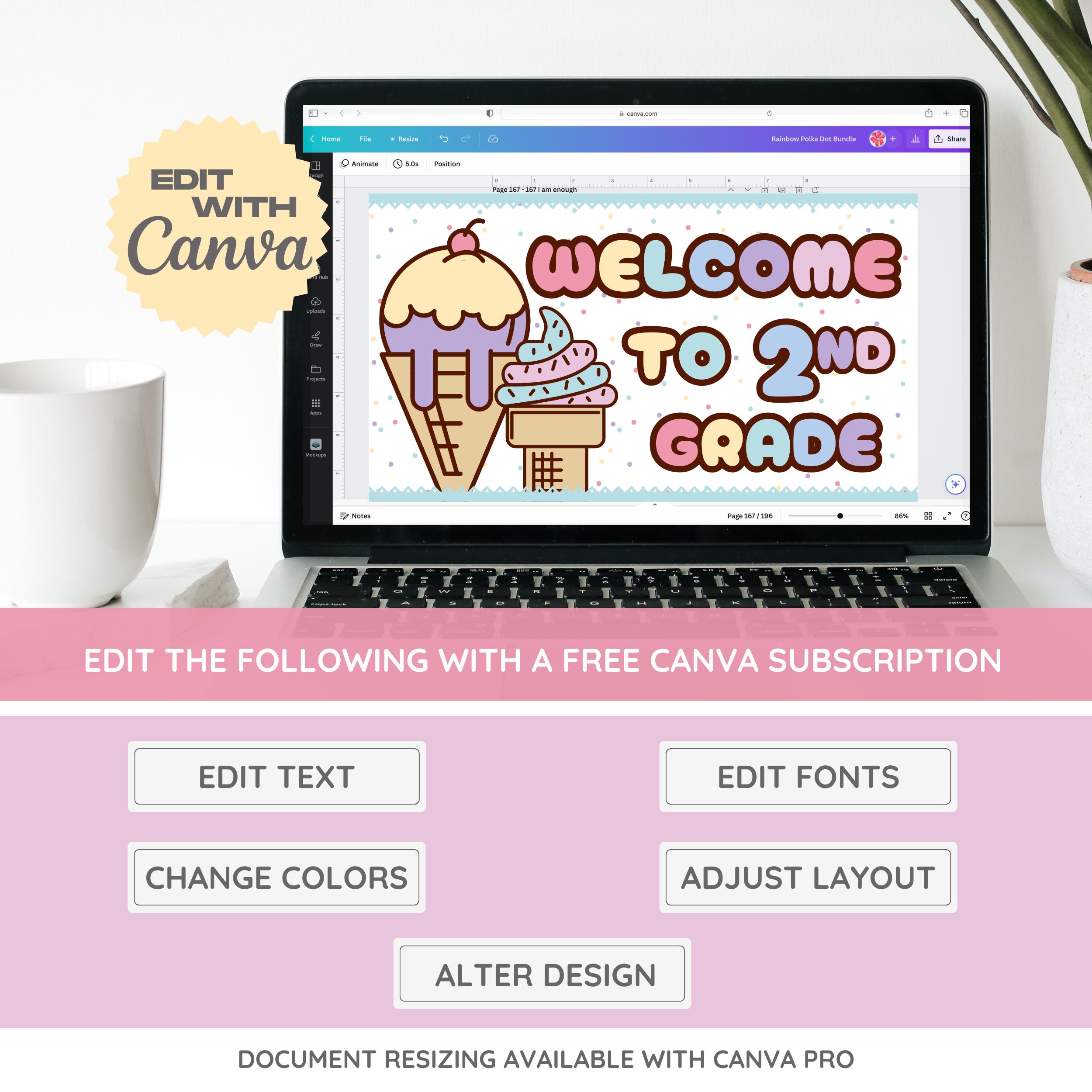 Editable Classroom Slides, Education Morning Slides, Pastel Teacher ...