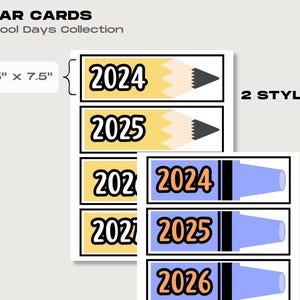 Pencil & Crayon Flip Calendar: Rainbow Classroom Decor (canva Template ...