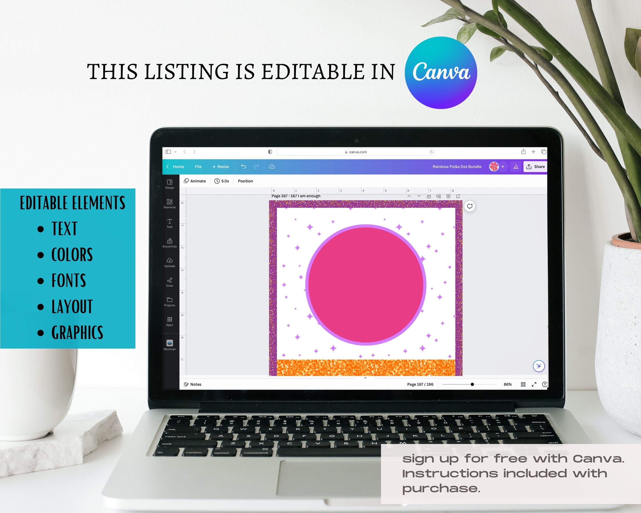 Glitter Sparkle Shape Posters, Printable & Editable 2D and 3D Shape ...