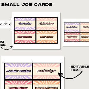 Retro Classroom Jobs Printable, Editable Classroom Jobs Display ...