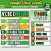 Jungle Voice Levels Poster: Classroom Management (canva Template ...