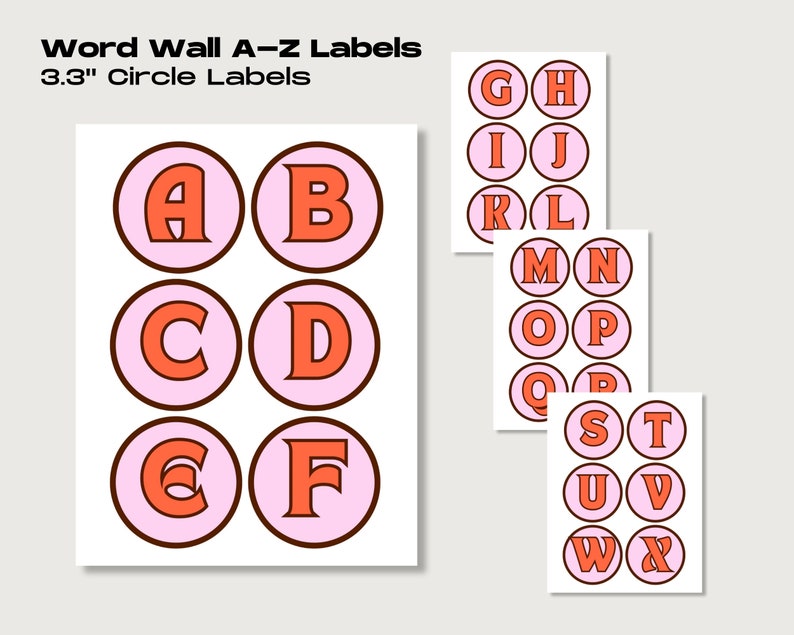 Word Wall Display, Printable & Editable Word Wall Bulletin Board, Sight ...