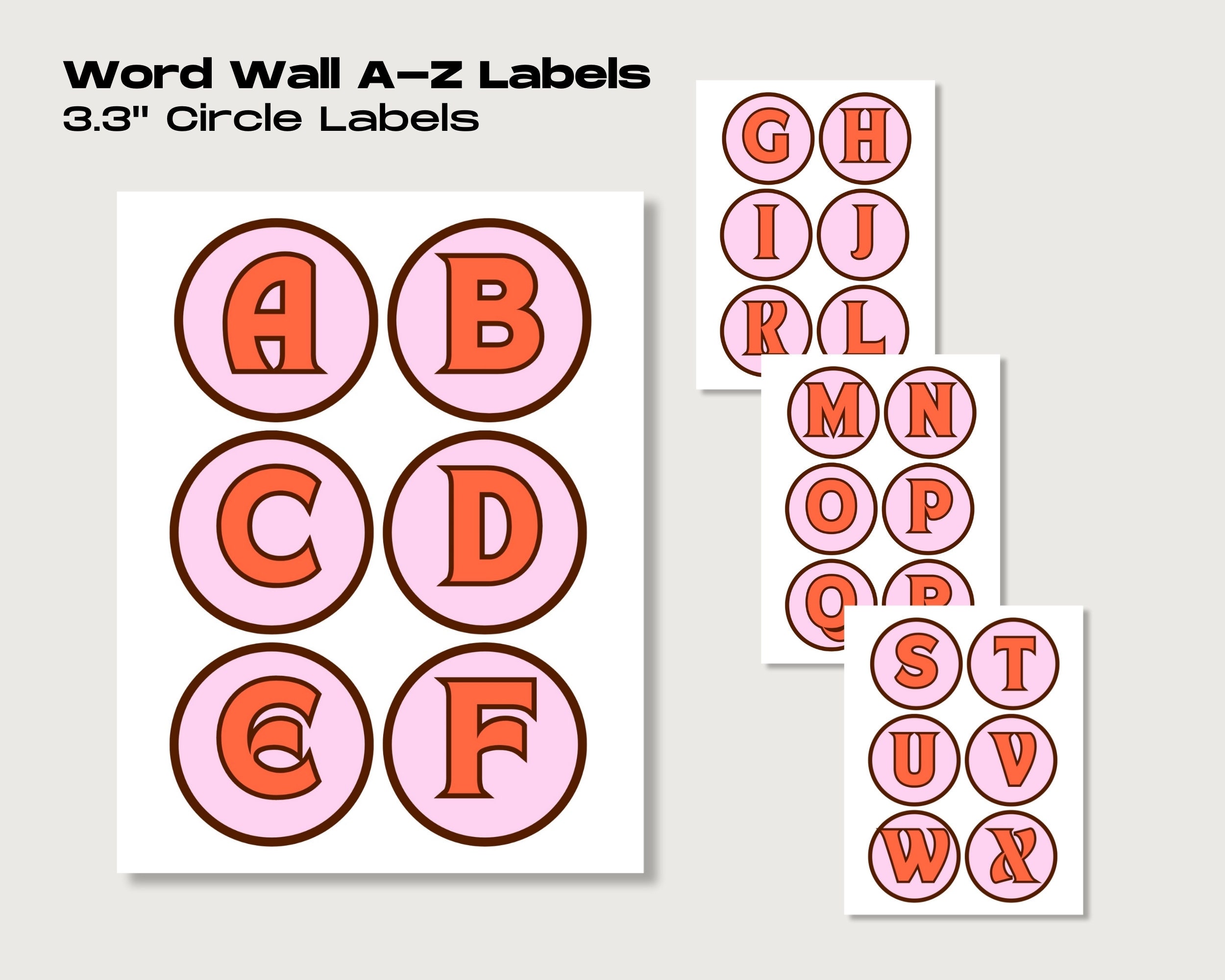 Word Wall Display, Printable & Editable Word Wall Bulletin Board, Sight ...