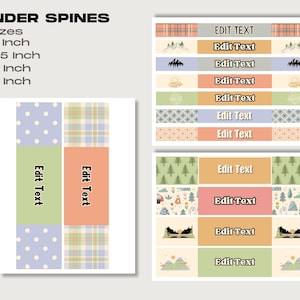 Printable & Editable Binder Covers and Spines, Classroom Organization ...