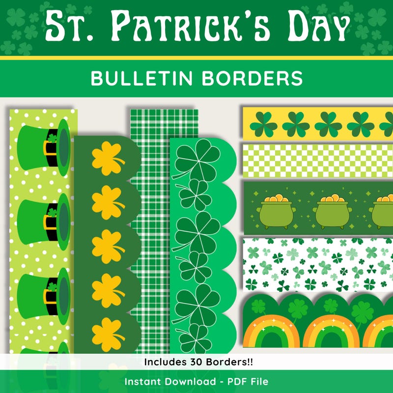 March Border Clipart - Etsy