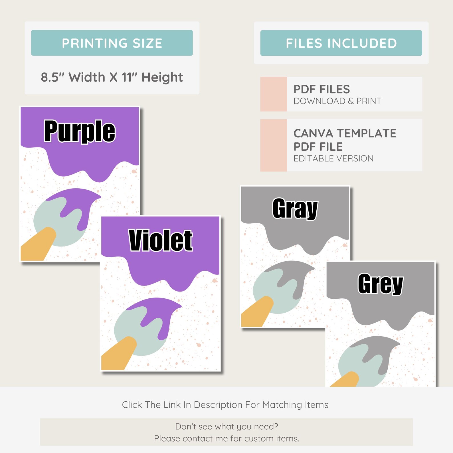 Classroom Color Posters: Crayon Theme, Editable Teacher Decor (digital ...