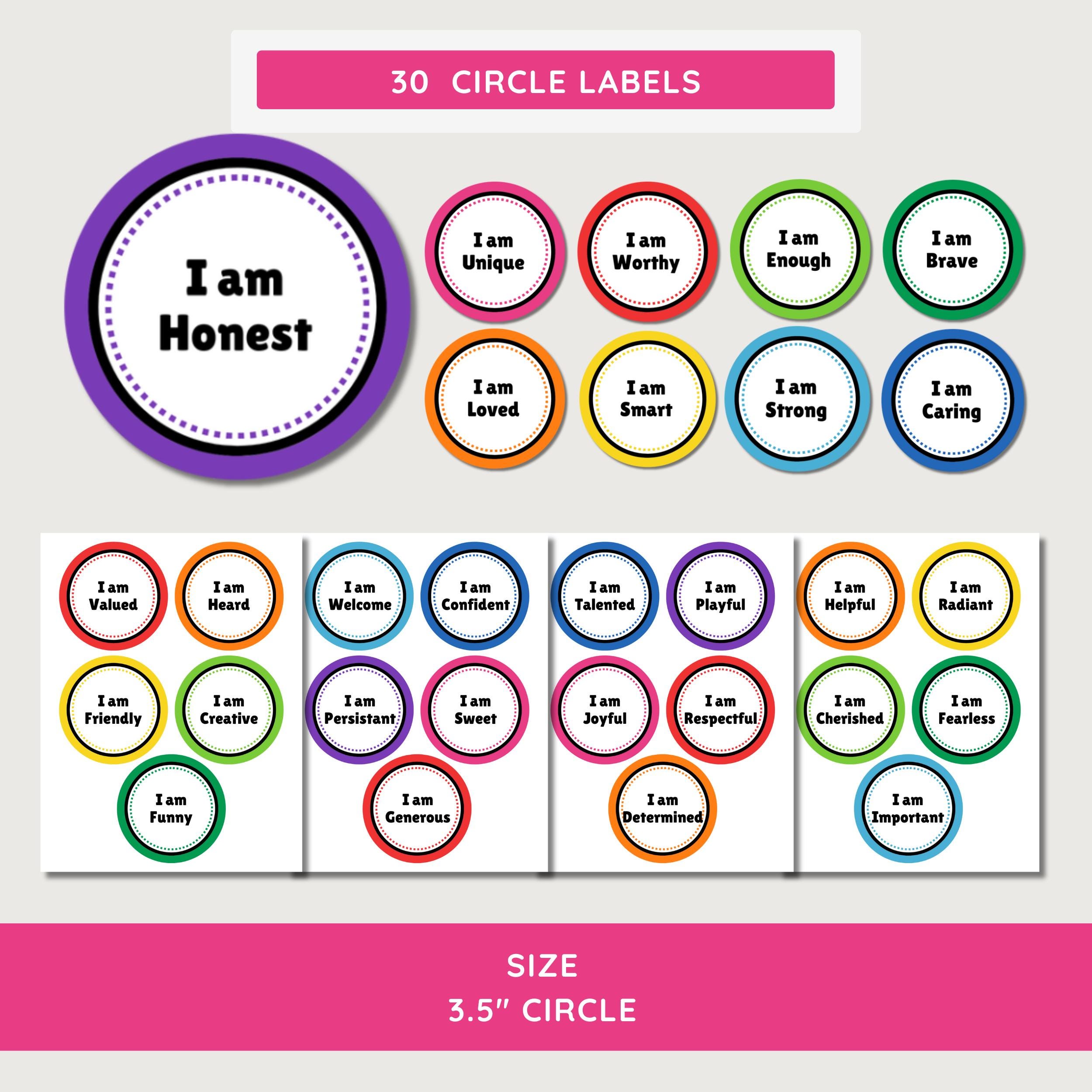Rainbow Crayon Affirmation Station Kit: Editable Classroom Decor (canva ...