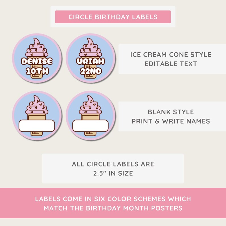 Classroom Birthday Bulletin Board Display, Printable & Editable ...