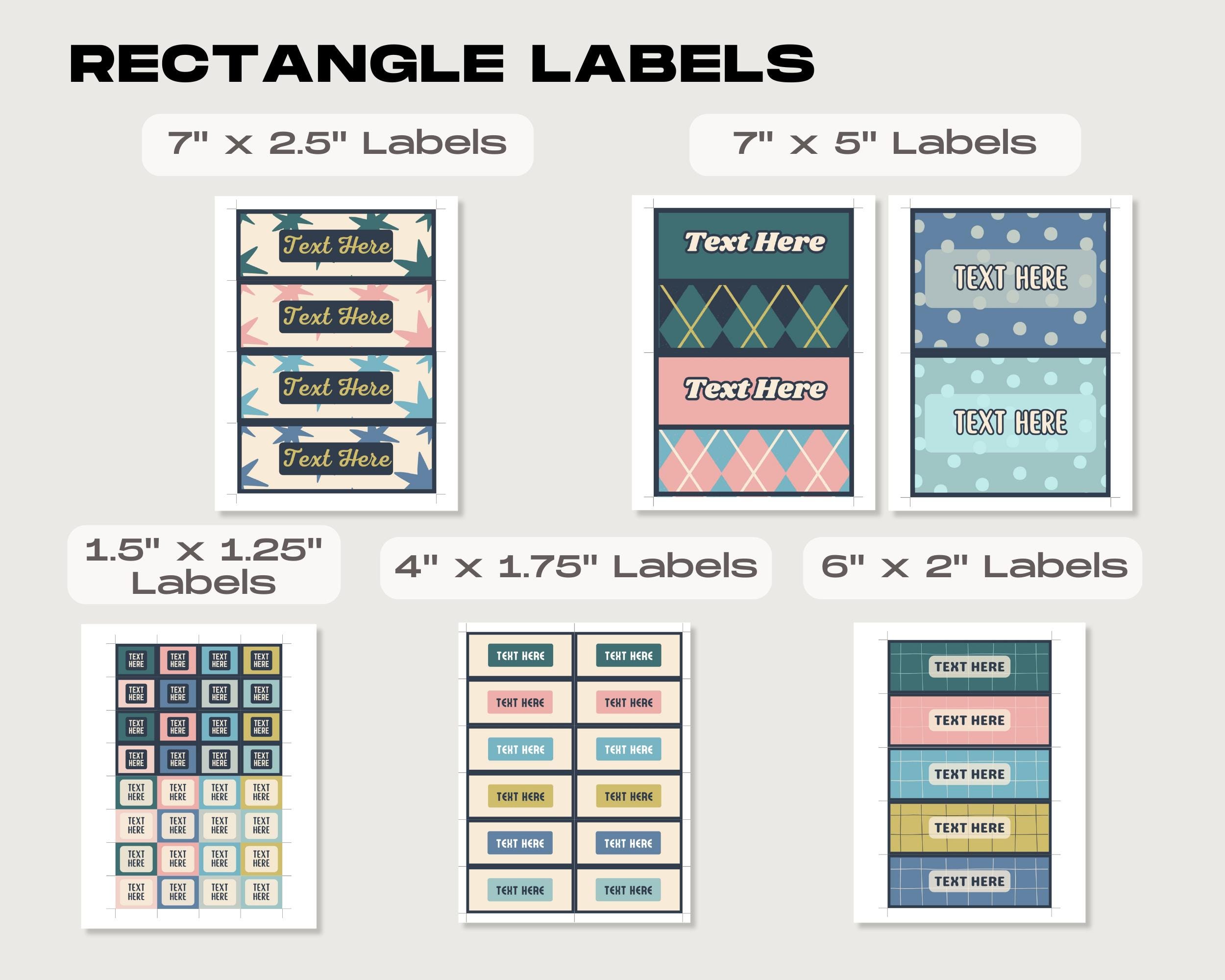 Printable & Editable Classroom Storage Labels, Modern Labels, Classroom ...