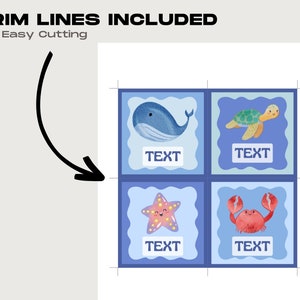 Ocean Theme Classroom Storage Labels, Printable & Editable Teacher ...