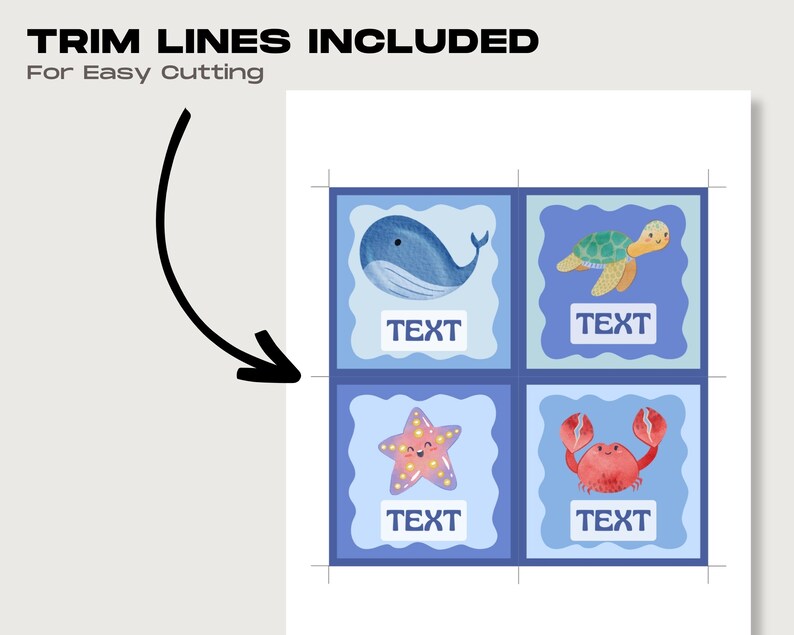 Ocean Theme Classroom Storage Labels, Printable & Editable Teacher ...