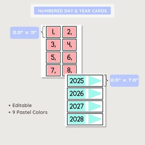 Pastel Crayon Flip Calendar: Printable Classroom Decor (canva Template ...