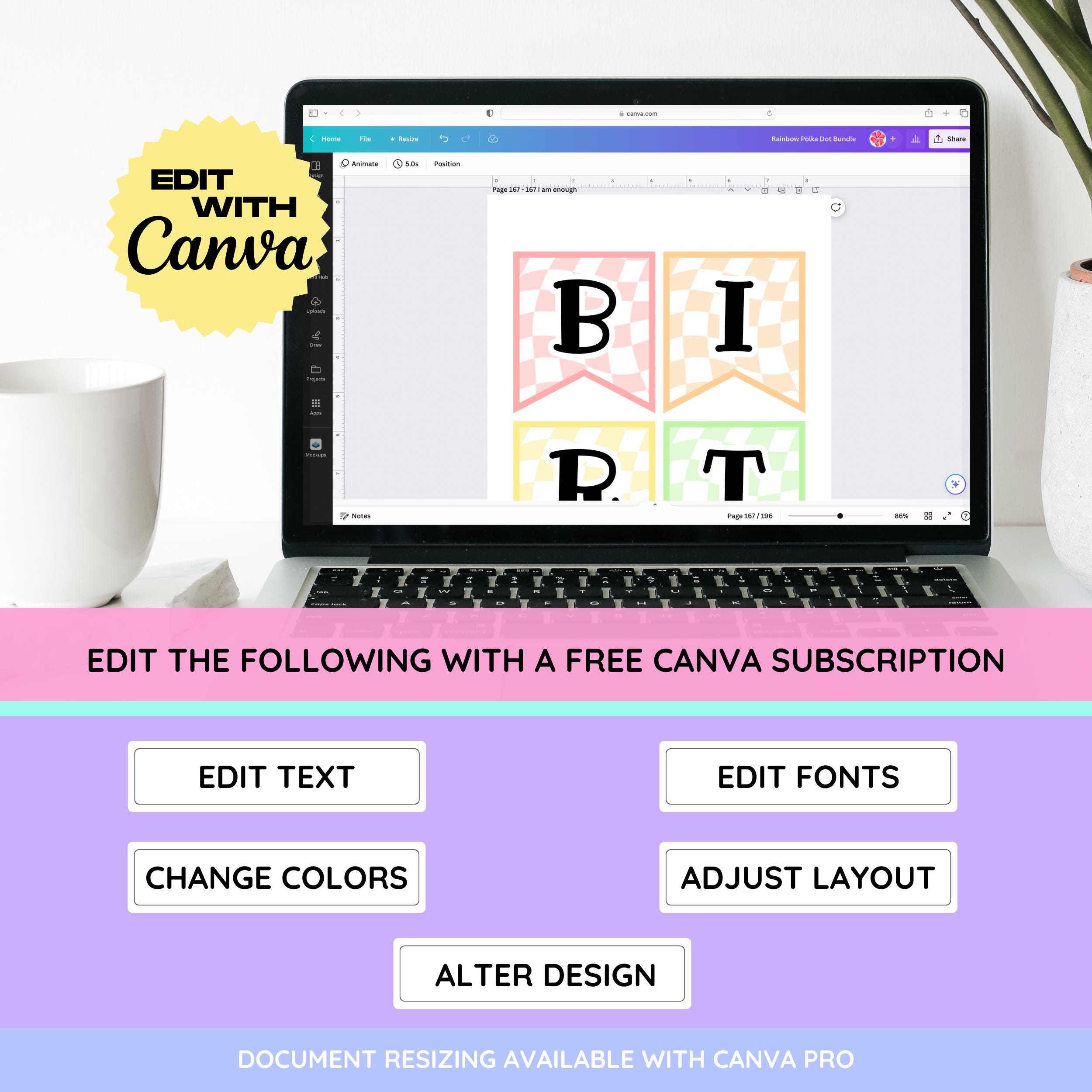 Butterfly Birthday Bulletin Board Kit, Printable Butterfly Flower ...