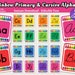 Rainbow Crayons Alphabet Bundle, Editable Classroom Alphabet, Canva ...