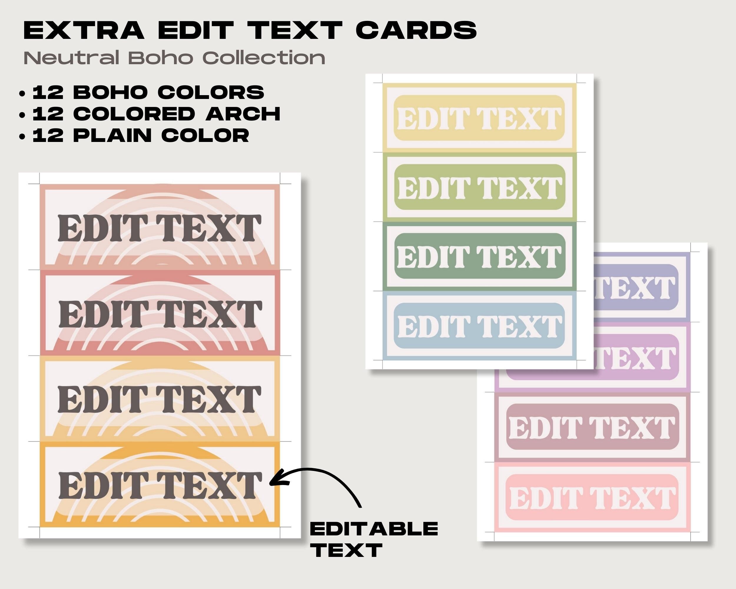 Classroom Schedule, Editable Canva Template, Boho Elementary Decor ...