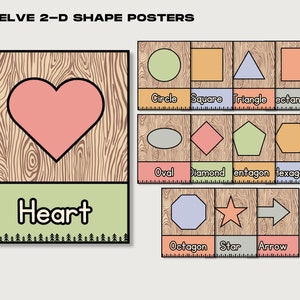 Adventure Shape Posters, Printable & Editable 2-D 3-D Shapes, Shapes ...