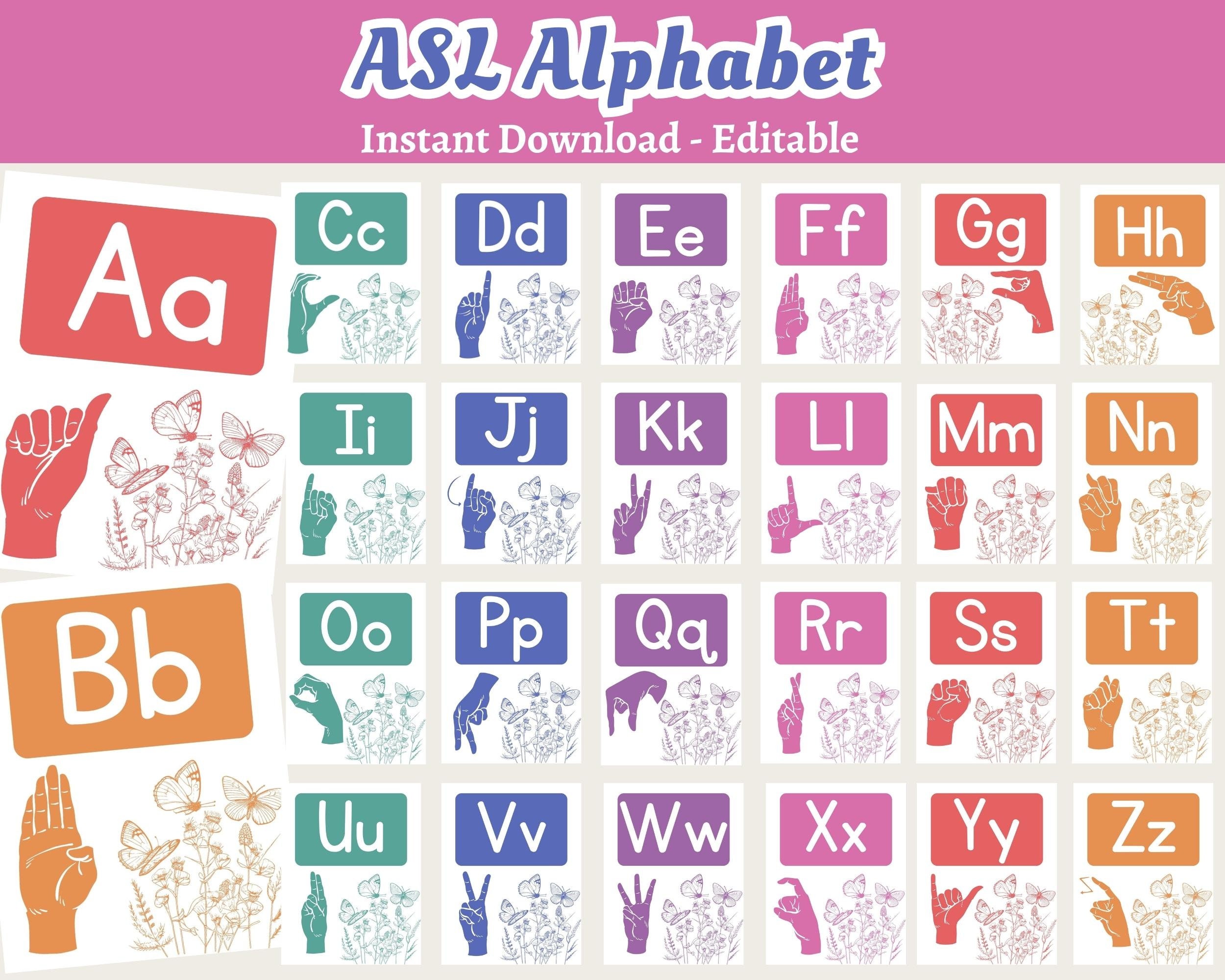 Rainbow Wildflower Classroom Decor Bundle: Editable Canva Templates ...