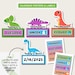 Dinosaur Classroom Calendar Kit: Editable Printable Theme (canva ...