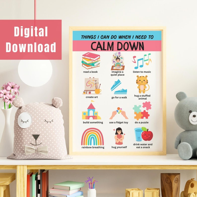 32 Calming Corner Posters School Counseling Signs Posters - Etsy