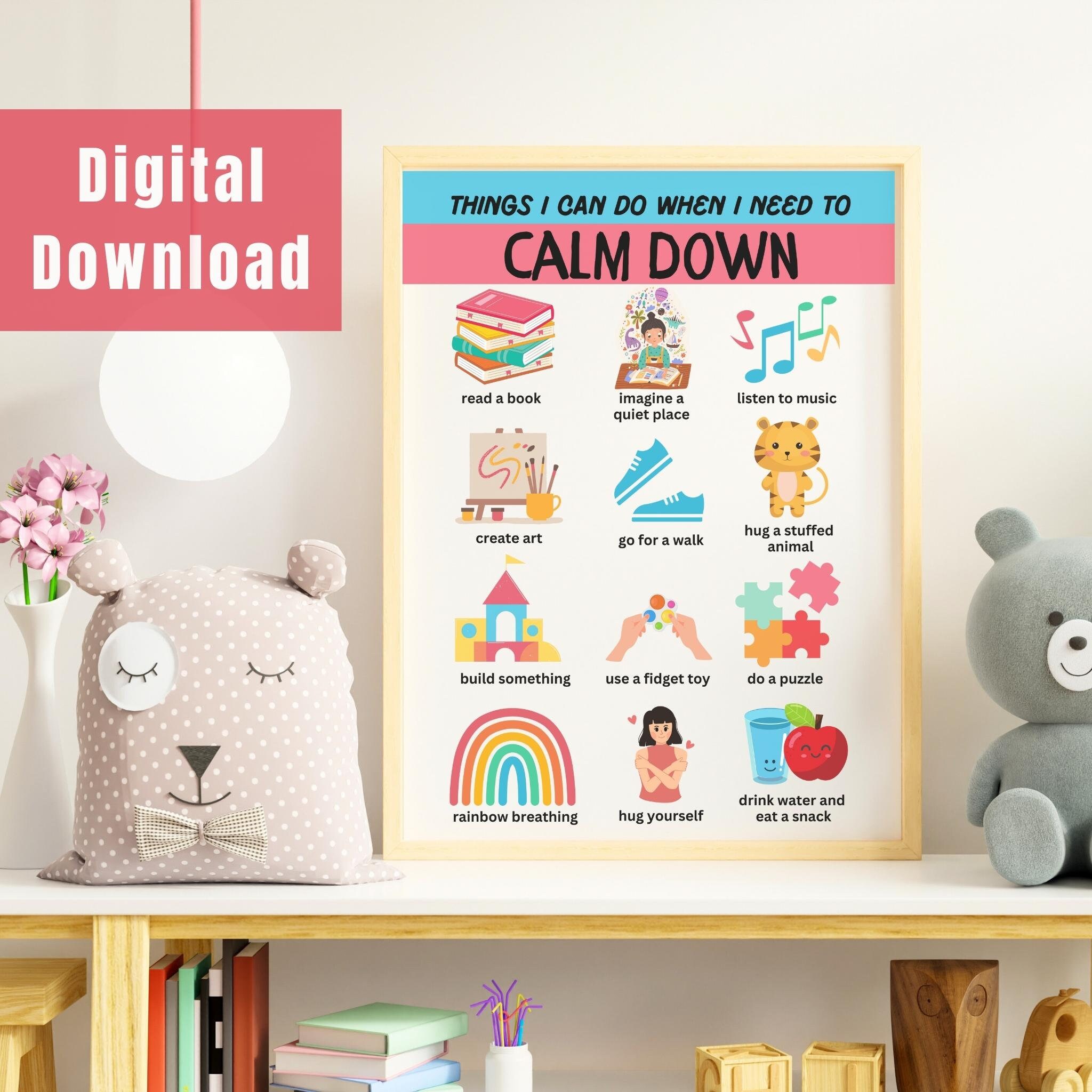 32 Calming Corner Posters School Counseling Signs Posters - Etsy