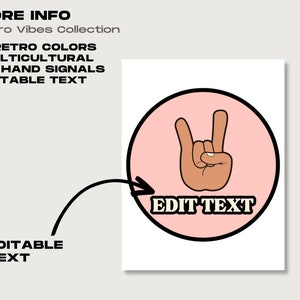 Hand Signal Printable, Editable Classroom Hand Signs, Classroom ...