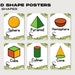 Jungle Shape Posters, Editable 2-D & 3-D Shapes Printables, Basic ...