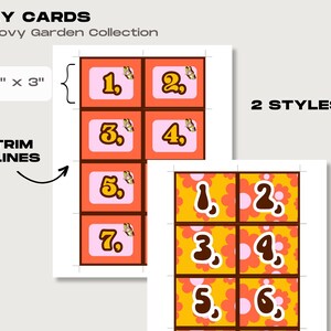 Groovy Flip Calendar, Printable & Editable Flip Calendar, Sight Words ...