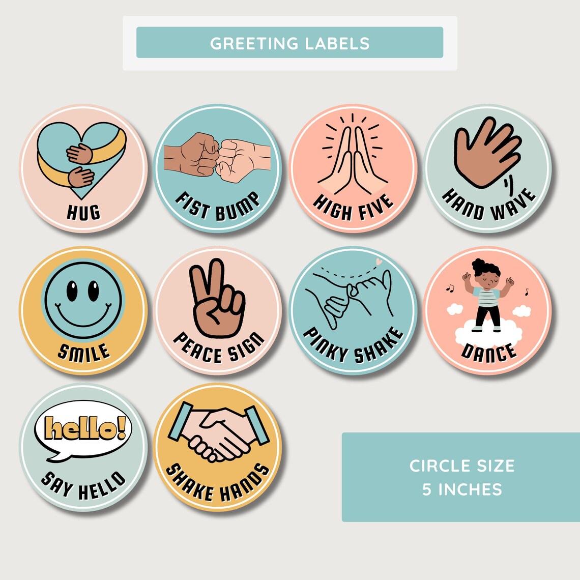 Modern Classroom Greetings Sign: Editable Student Choices (canva ...