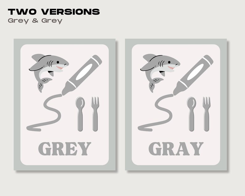 Set of 12 Color Posters, Editable Teacher Printable, Pre-k Preschool ...