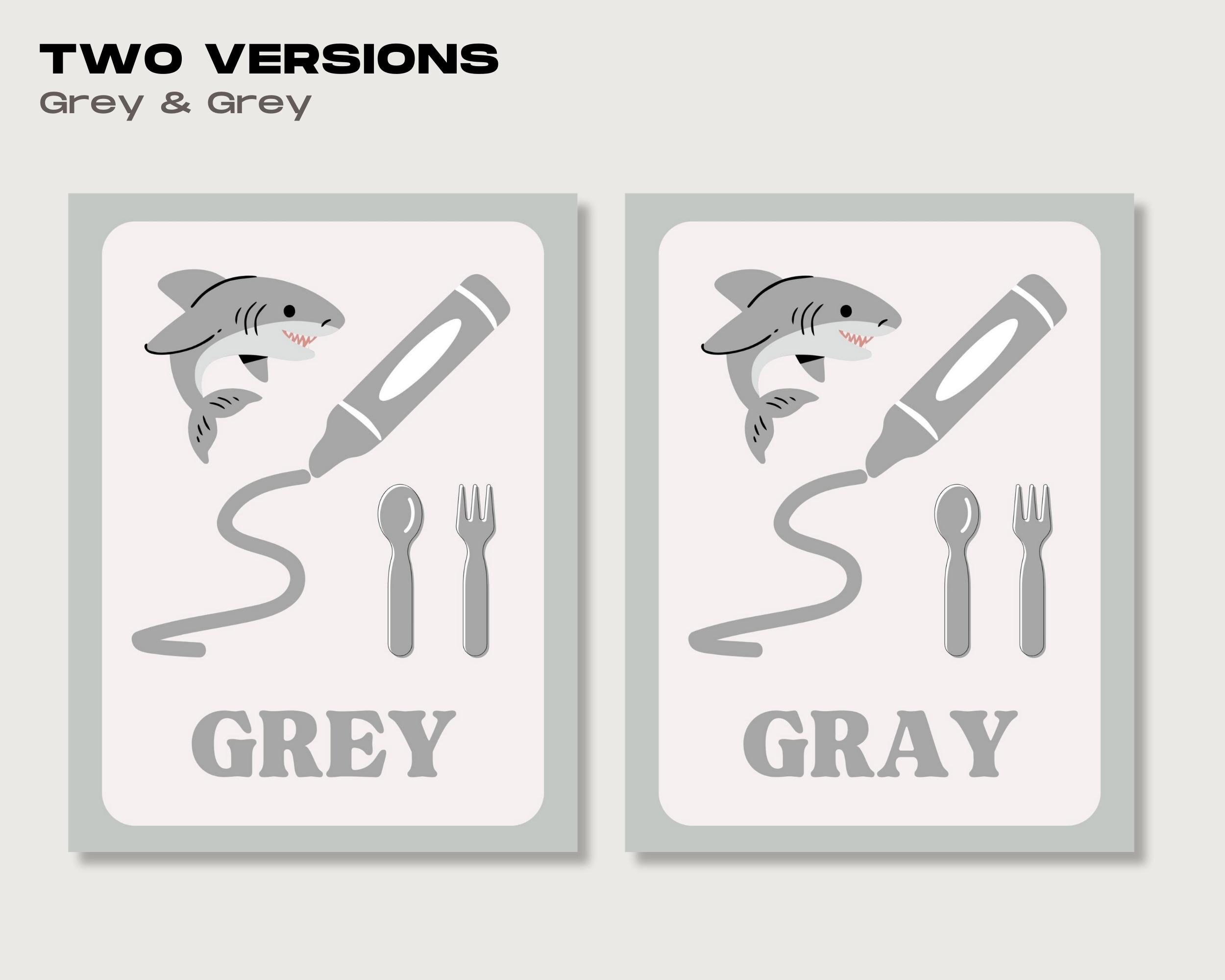 Set of 12 Color Posters Editable Teacher Printable Pre-k - Etsy