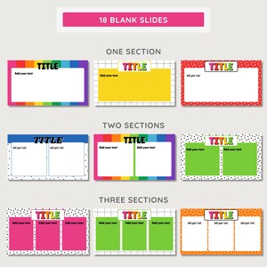 Rainbow Crayon Classroom Slides: Editable Teacher Canva Template ...