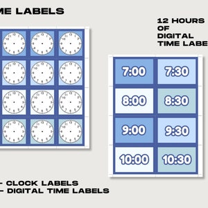 Ocean Theme Classroom Schedule and Jobs Display, Printable & Editable ...