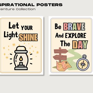 Classroom Inspirational Posters, Printable & Editable Growth Mindset ...