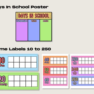 School Theme Calendar Bundle, Printable & Editable Classroom Calendar ...