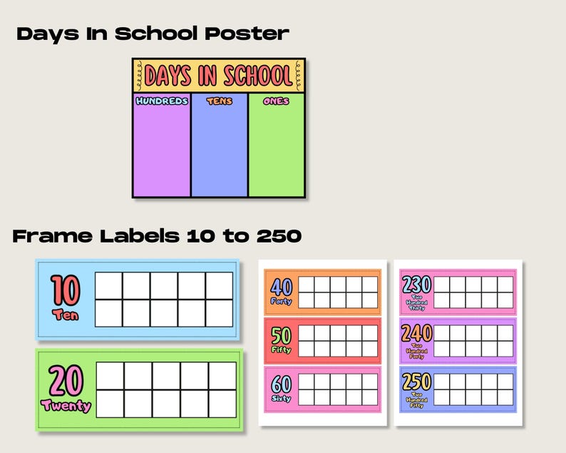 School Theme Calendar Bundle, Printable & Editable Classroom Calendar ...