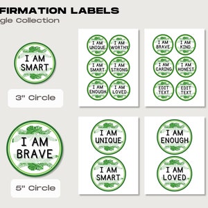 Jungle Affirmation Bundle, Classroom Affirmation Station, Editable ...