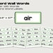 Jungle Word Wall, Primary Word Display, Editable Word Wall Printable ...