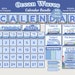 Ocean Theme Calendar Bundle, Printable & Editable Classroom Calendar ...