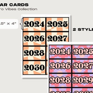 Retro Flip Calendar Printable, Editable Classroom Flip Calendar ...