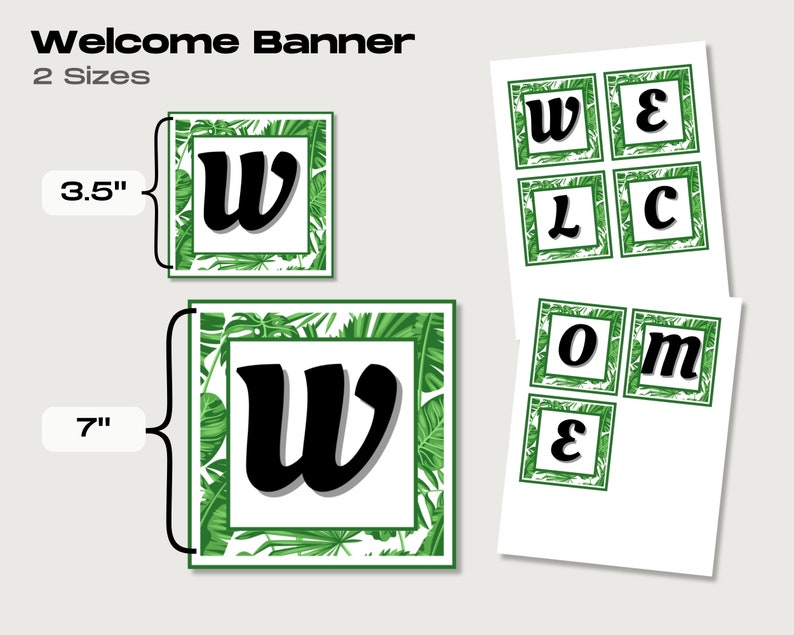 Jungle Welcome Bundle, Welcome Banner & Labels, Editable Teacher ...