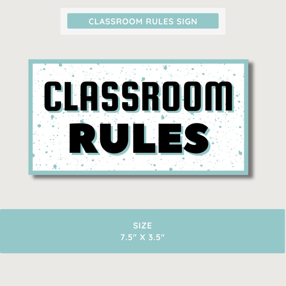Modern Classroom Rules Posters: Neutral Pastel Decor (canva Template ...