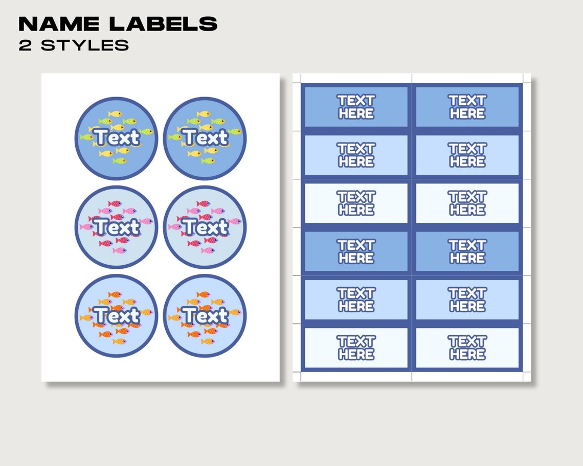Ocean Theme Classroom Schedule and Jobs Display, Printable & Editable ...
