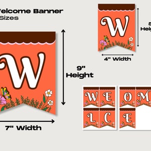 Groovy Garden Welcome Display, Printable & Editable Classroom Welcome ...