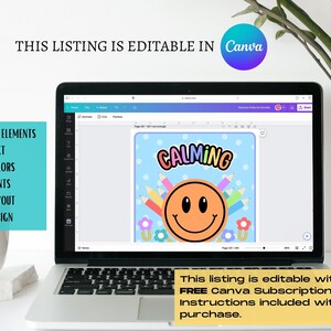 Rainbow Calming Corner Posters, Printable & Editable Breathing ...