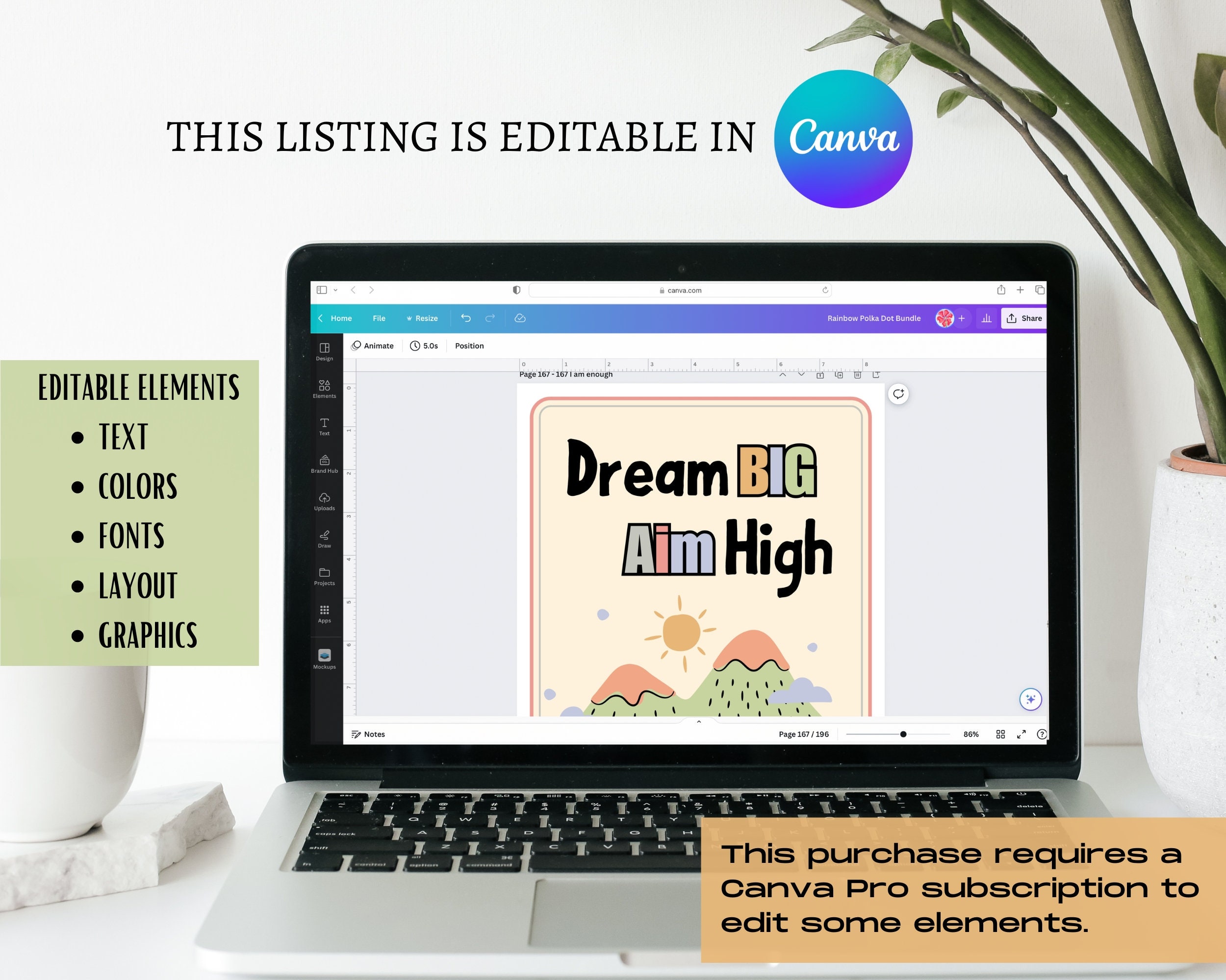 Classroom Inspirational Posters, Printable & Editable Growth Mindset ...