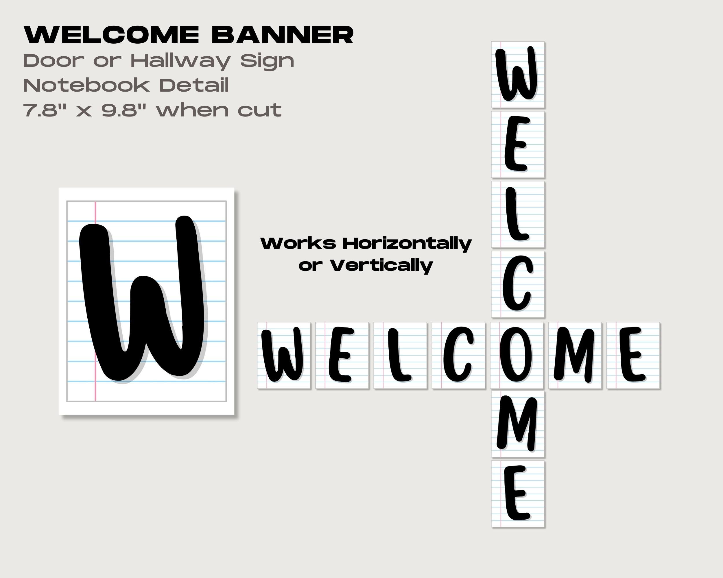 Editable Classroom Welcome Bulletin Board Kit (digital Download) - Etsy