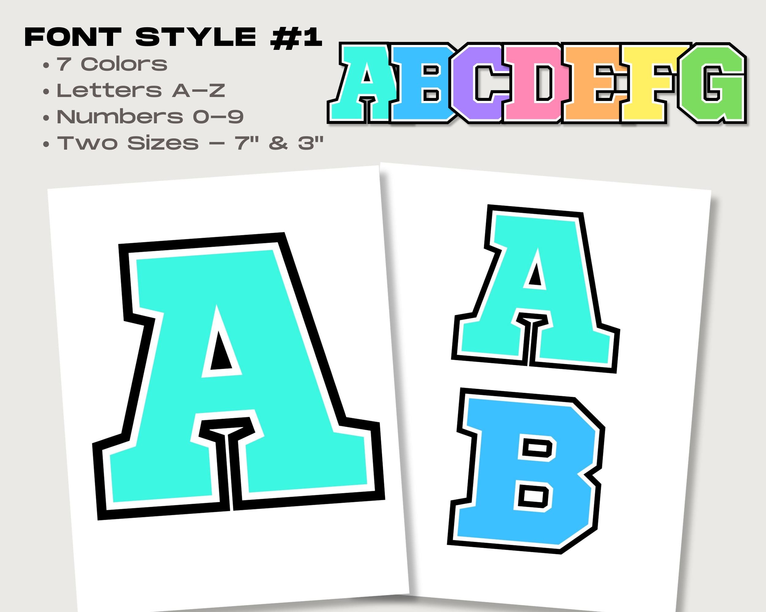 Editable Pastel Bulletin Board Letters, Printable Display Text, Pastel ...