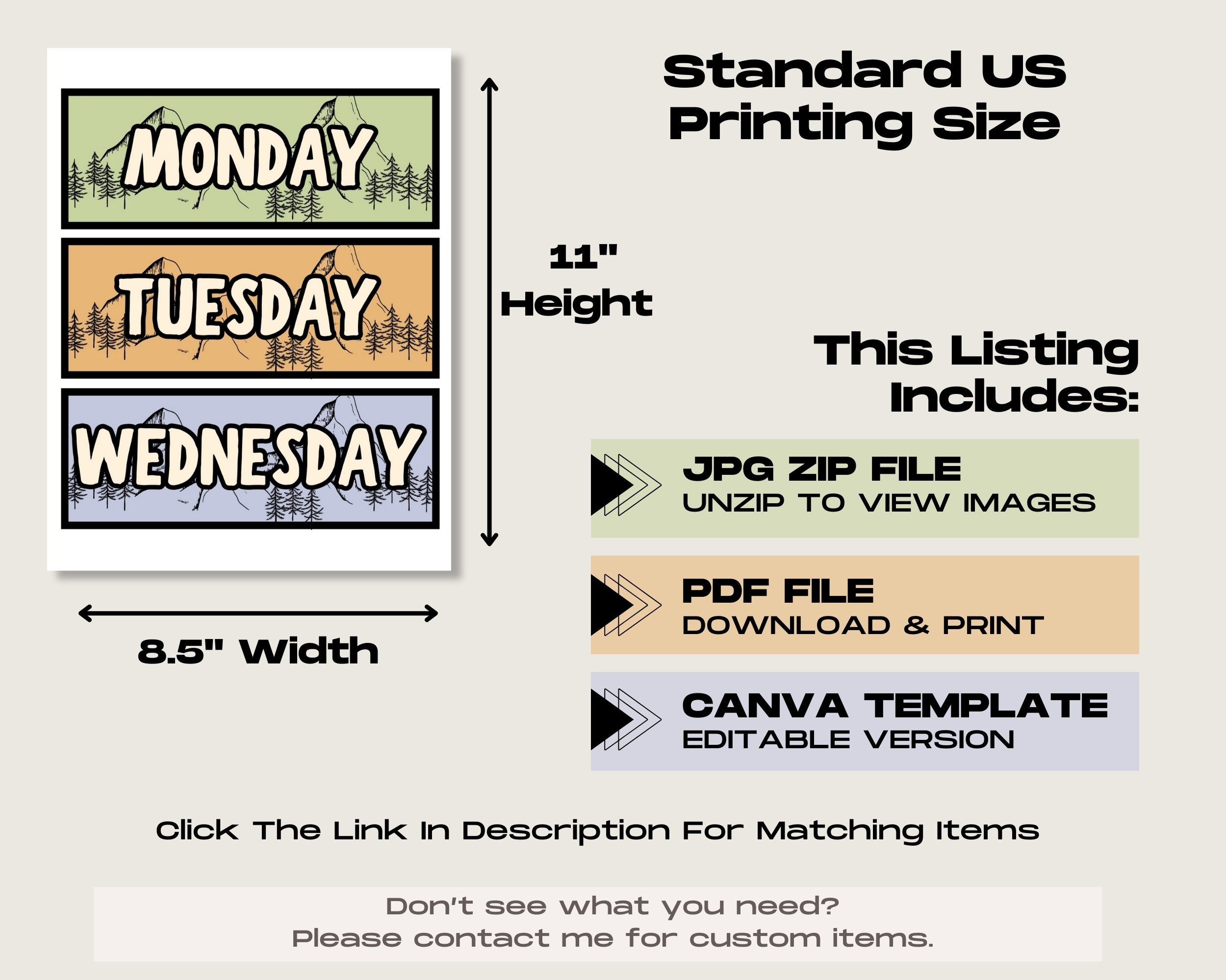 Classroom Calendar Display, Printable & Editable Calendar, Primary Ed ...