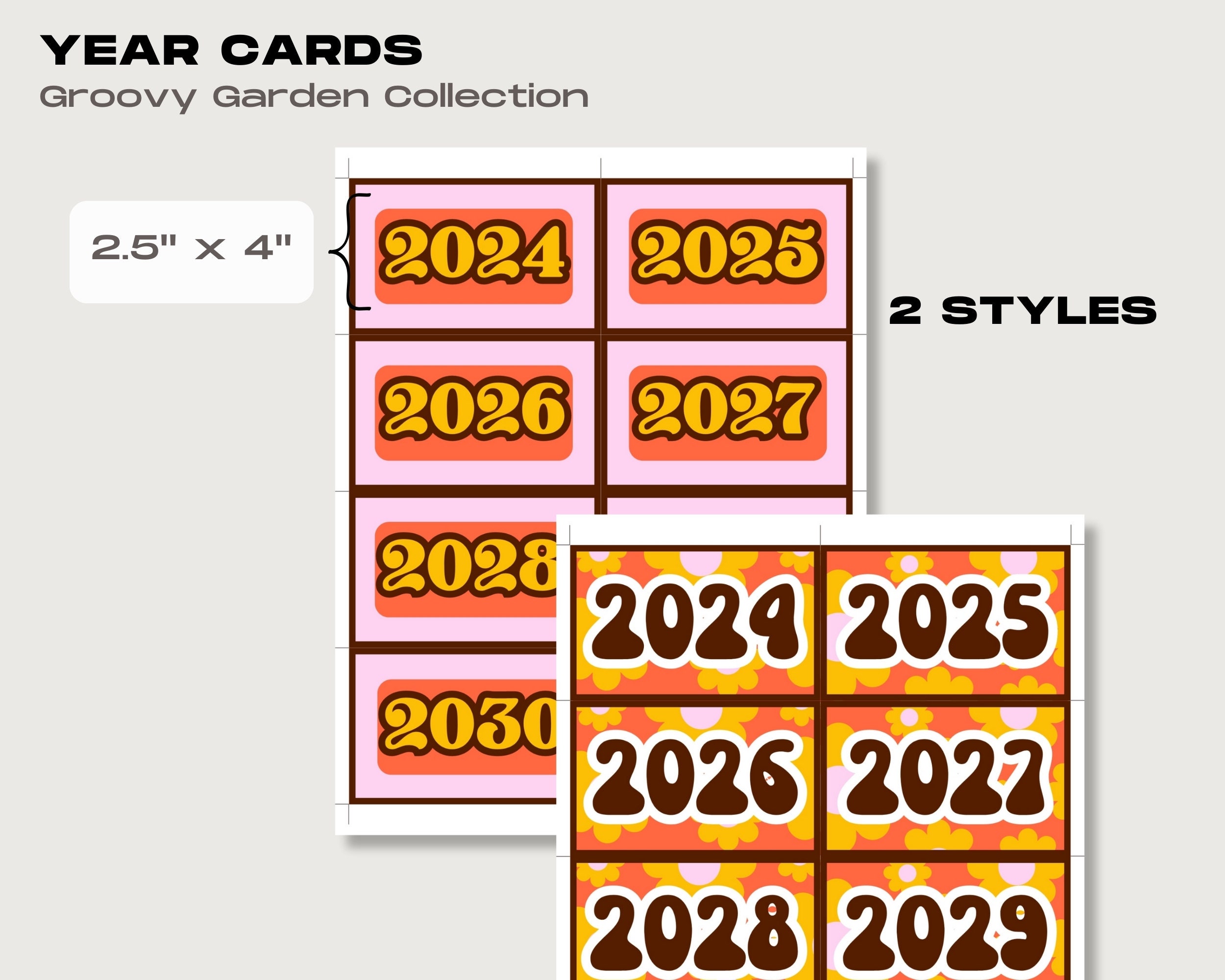 Groovy Flip Calendar, Printable & Editable Flip Calendar, Sight Words ...
