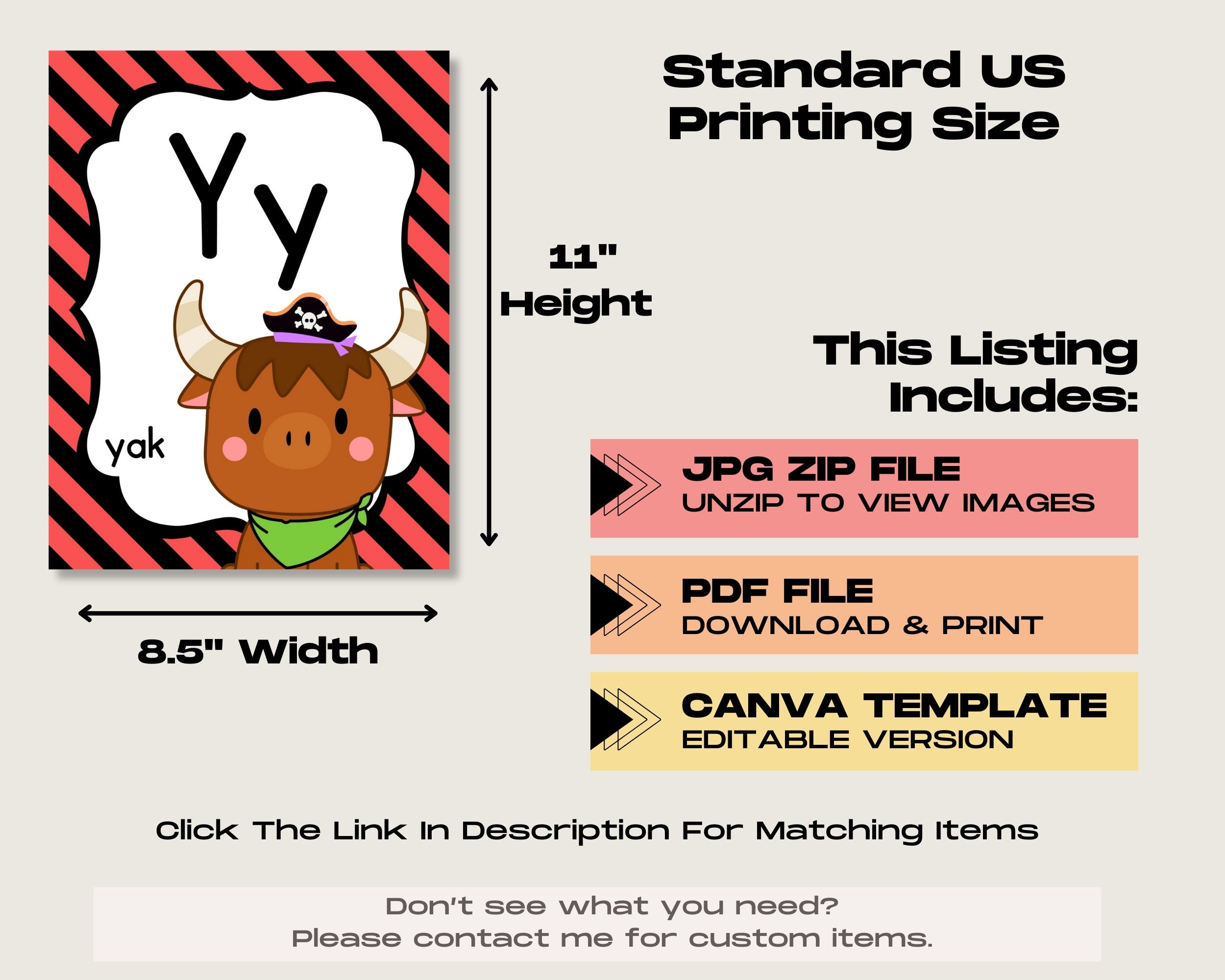 Pirate Animals Alphabet, Editable A-Z Posters, Pirate Classroom Decor ...